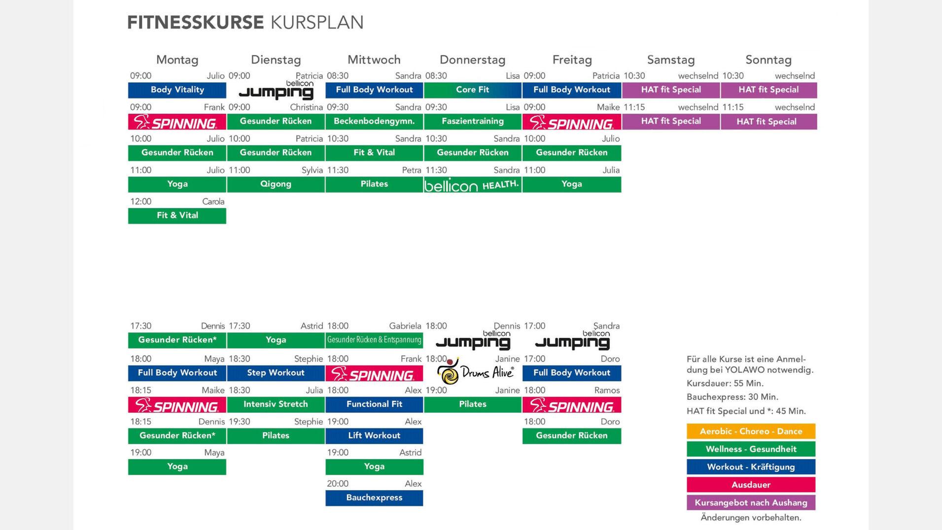 Unsere Fitnesskurse - Fitnessstudio HAT fit | Hildener Allgemeine Turnerschaft – Sport & Fitness ...